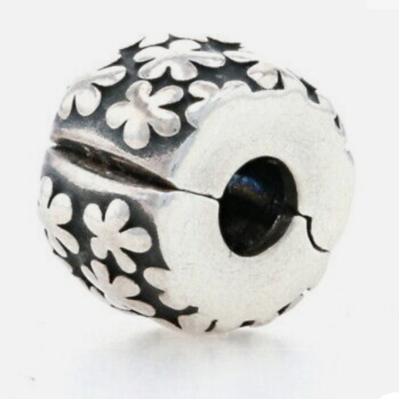 Pandora | Jewelry | Retired Pandora Flower Clip Charm | Poshmark